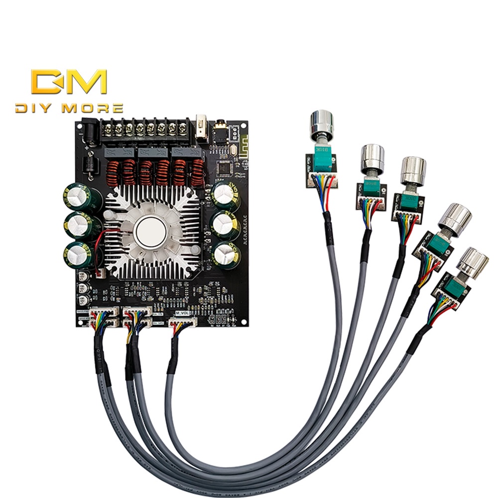 Diymore ZK-R21E บอร์ดโมดูลขยายเสียงซับวูฟเฟอร์ บลูทูธ 50WX2100W 2.1 ...