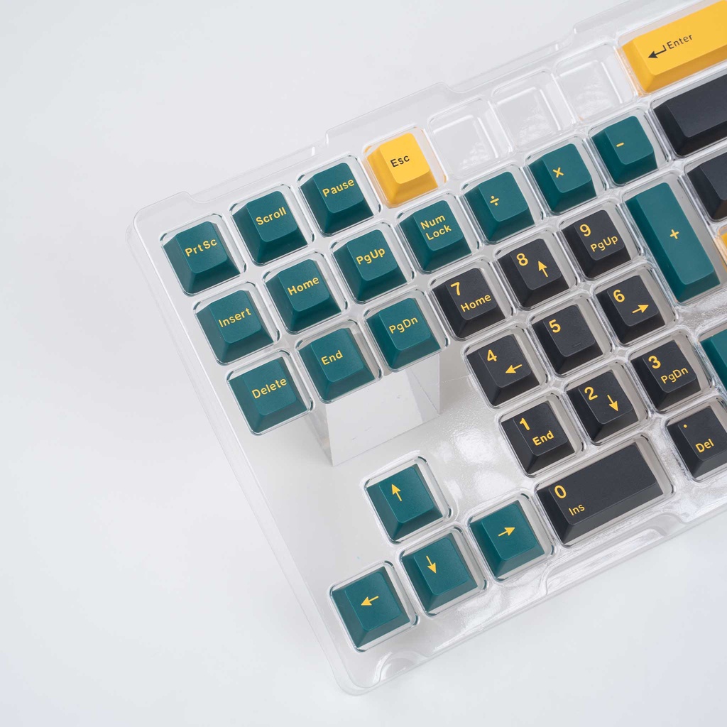 คีย์แคป Akko Mars green Cherry profile คีย์ไทย 184 ปุ่ม PBT DYE-SUB ...