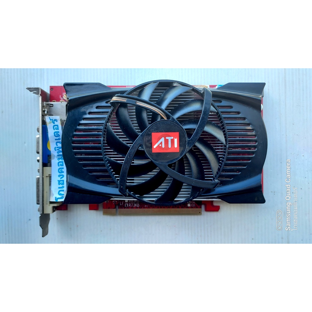 การ์ดจอ PowerColor Radeon HD AX4650-AX6570 1G DDR2-DDR3 128Bit สภาพสวย ...