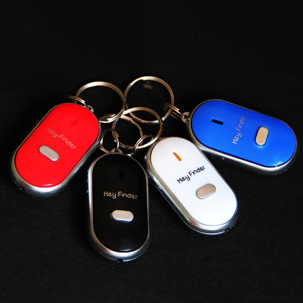 ☂LED Whistle Key Finder Flashing Beeping Sound Control Alarm Anti-Lost ...