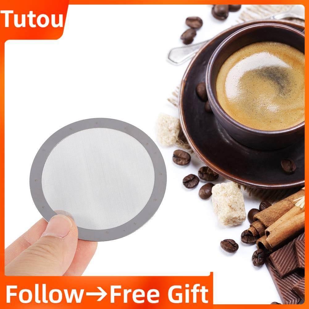 [] Waterproof Ultra Fine Stainless Metal Steel Coffee Filter Mesh For ...