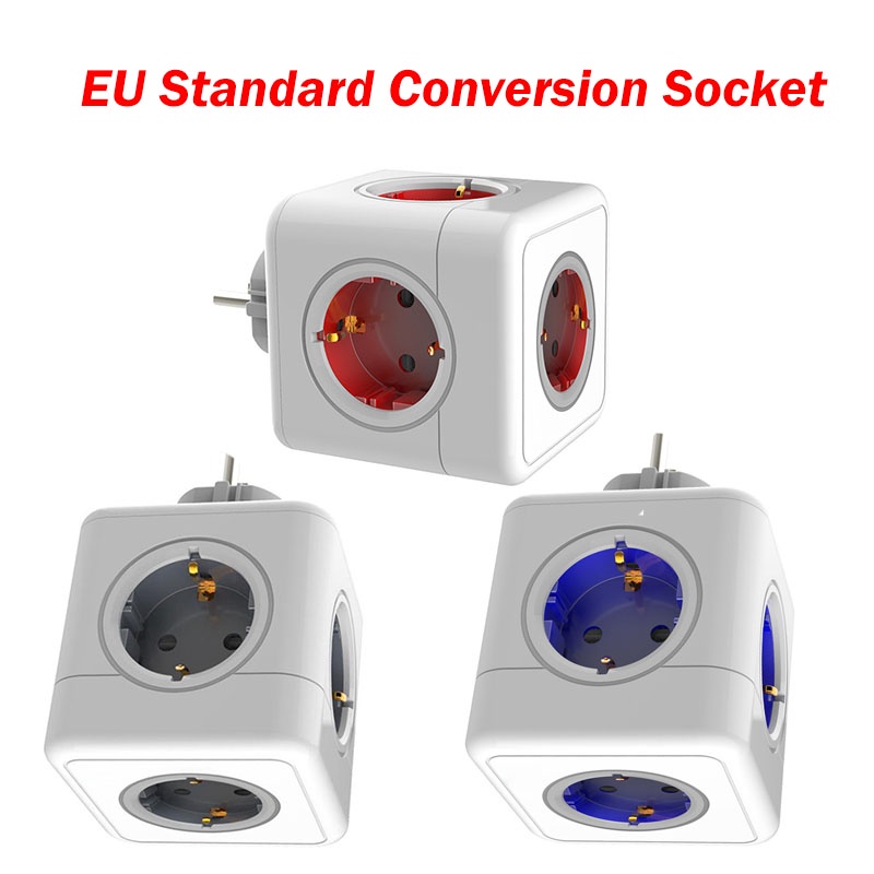 Eu Standard Conversion Socket Smart Outlet Extension Adapter Power ...