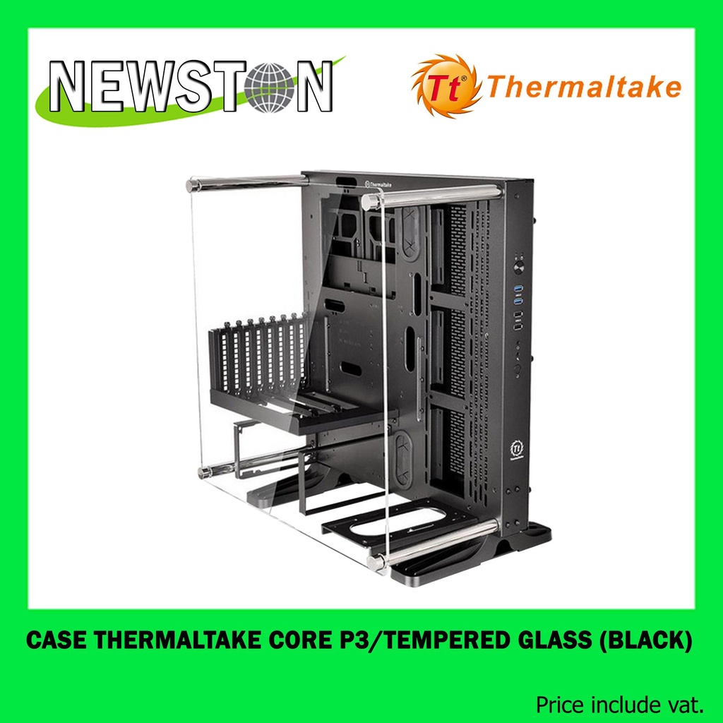 CASE THERMALTAKE CORE P3 TEMPERED GLASS (BLACK) | Shopee Thailand