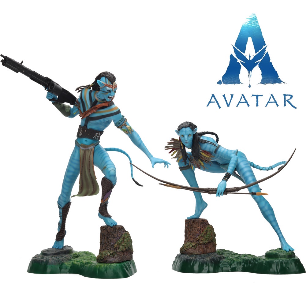 1/6 Avatar 2 Neytiri & Jake Sully Statue PVC Figure Model Toys 50cm ...
