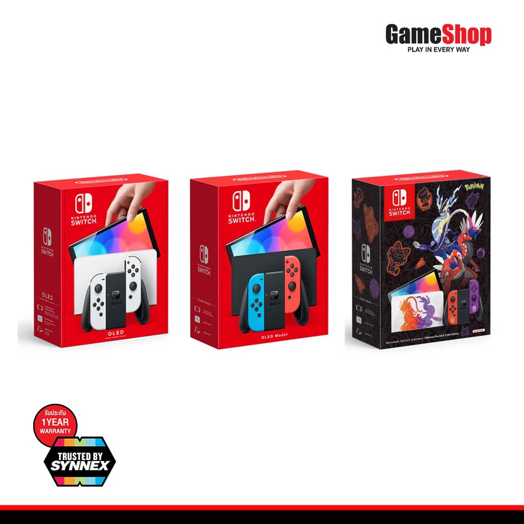 Pre Order ประกันไทย Nintendo Switch Oled Model Pokemon Scarlet Violet