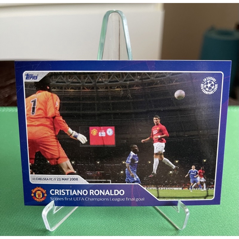 Topps 30 season, cristiano ronaldo, score 1st UCL | Shopee Thailand