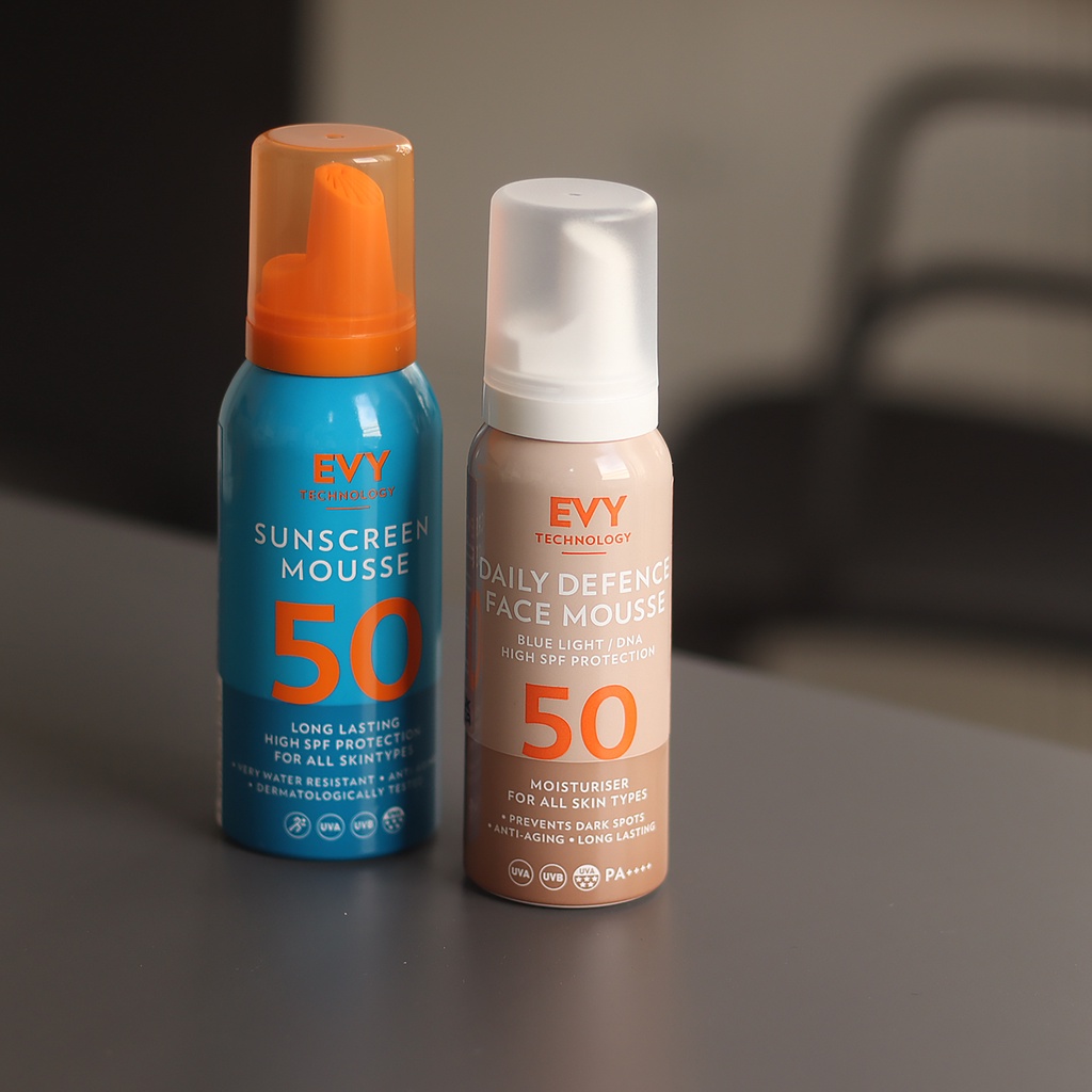 Evy Technology SPF50 Mousse | Shopee Thailand