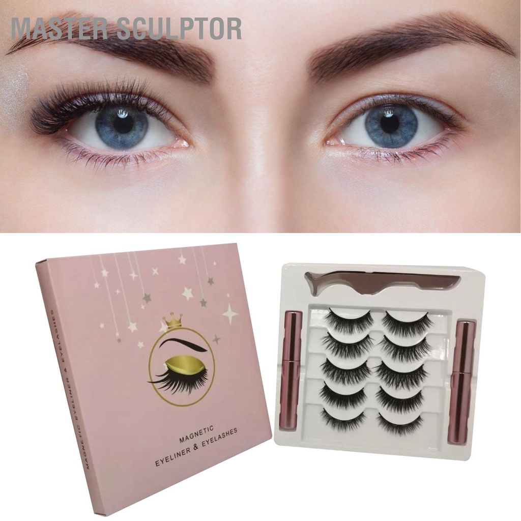 Master Sculptor Master Sculptor ขนตาปลอมแม่เหล็ก 5 คู่ชุดผู้หญิง ...