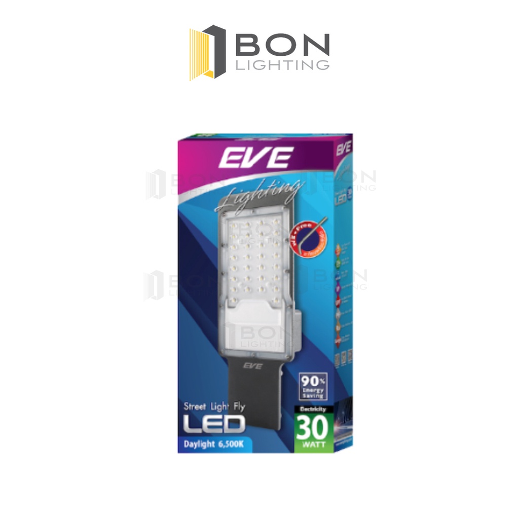 EVE โคมถนน LED Street Light Fly ขนาด 3050100 วัตต์ (พร้อมขายึด ...