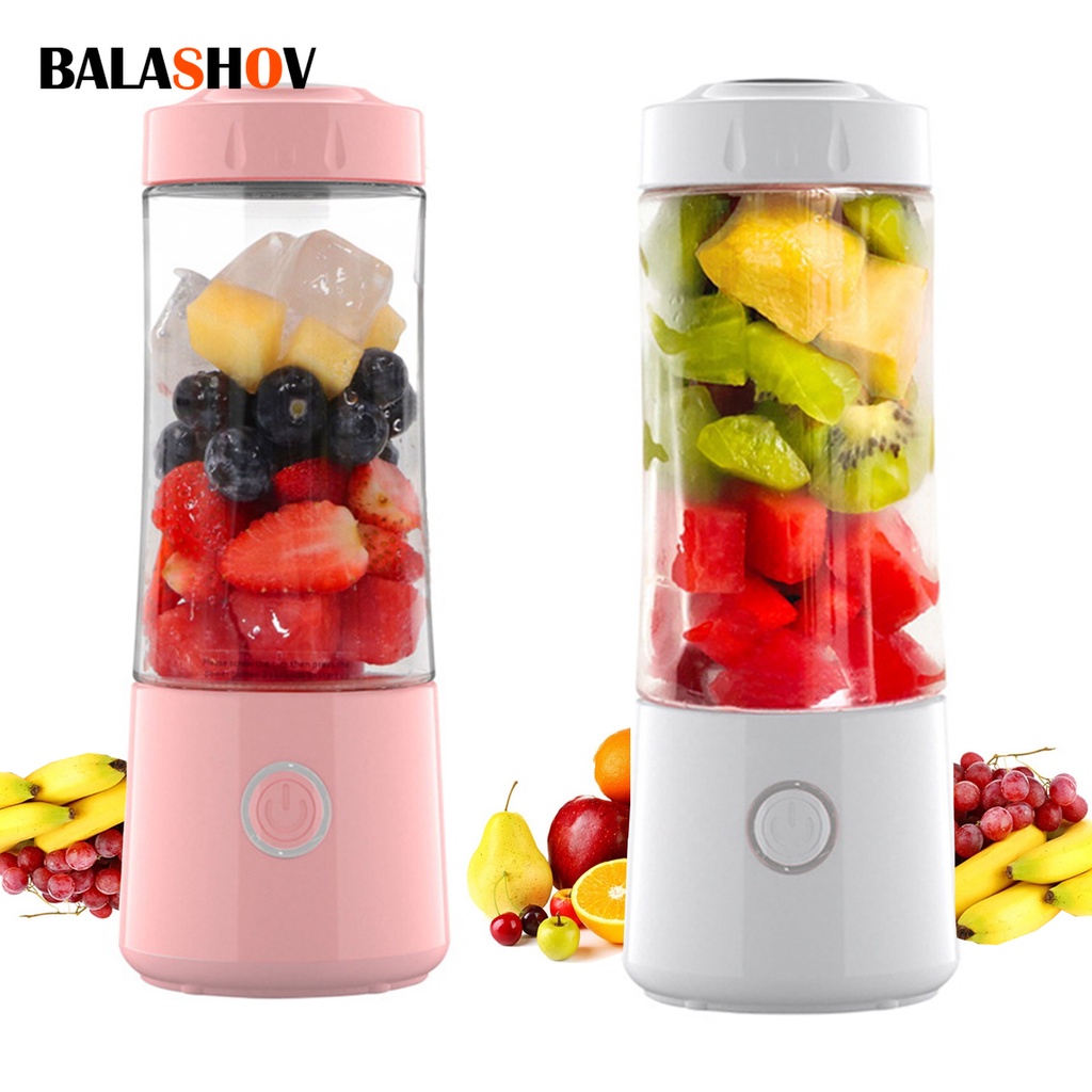 Portable Juicer Mixer 400Ml Mini Blender Fruit Vegetable Quick Juicing ...