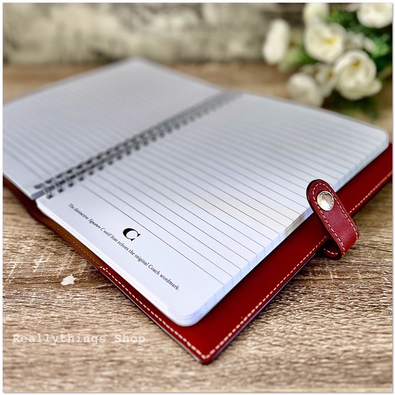 สมุดโน้ต Coach Snoopy Signature Notebook - reallythings_shop - ThaiPick