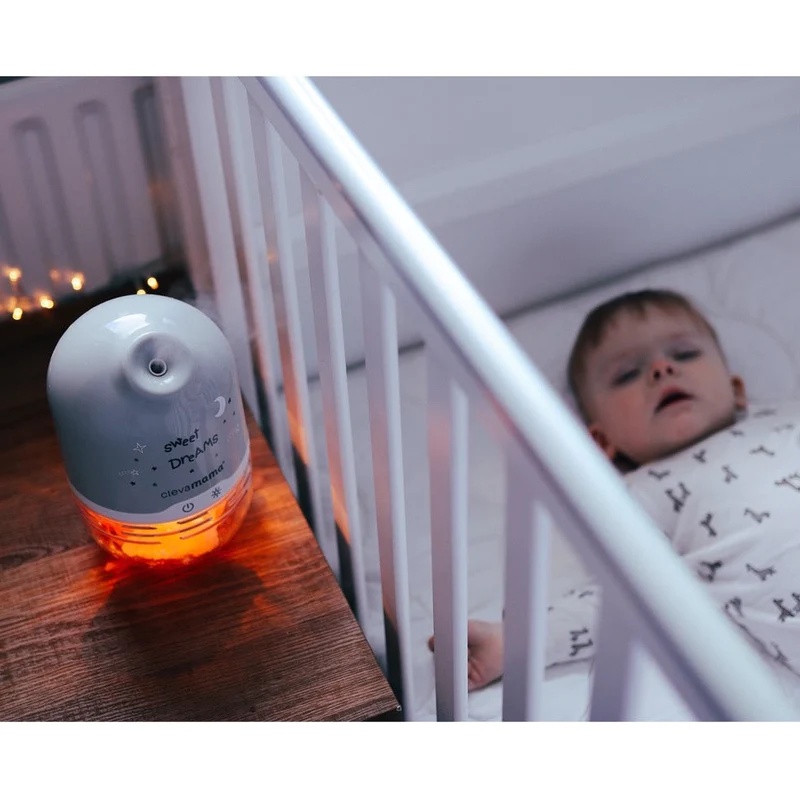 Clevamama ClevaPure Himalayan Salt Lamp Humidifier Night Light ...