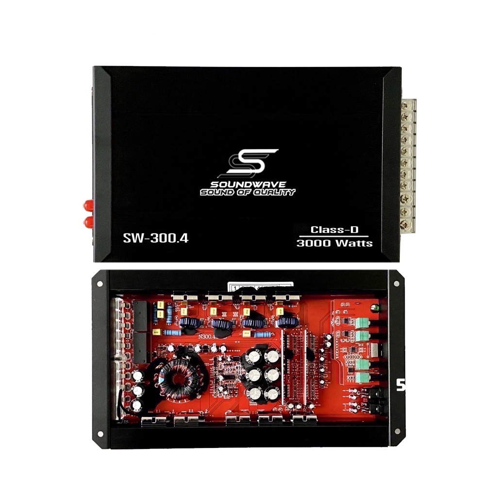 เพาเวอร์แอมป์ เพาเวอร์4ชาแนล เพาเวอร์รถยนต์ เครื่องเสียงรถยนต์ คลาสดี ...