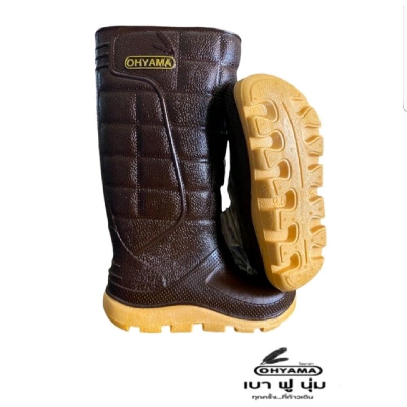 รุ่นใหม่ล่าสุด รองเท้าบู๊ต Ohyama B.003 สูง15นิ้ว ฟู นุ่ม เนื้อหนา รับน้ำหนักได้ดีเป็นพิเศษ ...
