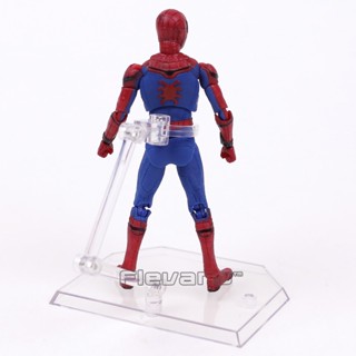 Mafex NO.047 / 075 Spiderman Peter Parker / 022 Iron Man Mark MK 45 PVC ...