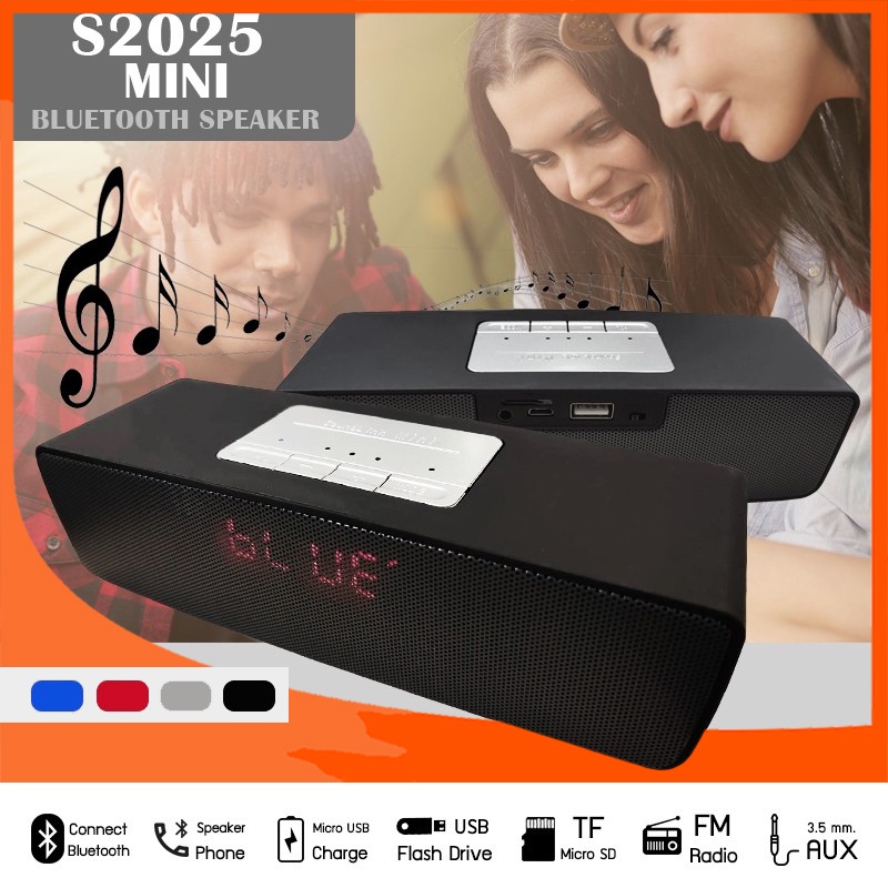 NTP ลำโพงบลูทูธ Bluetooth Speake รุ่น S2025mini เสียงดีเบสดังแน่น - beautybar36 - ThaiPick