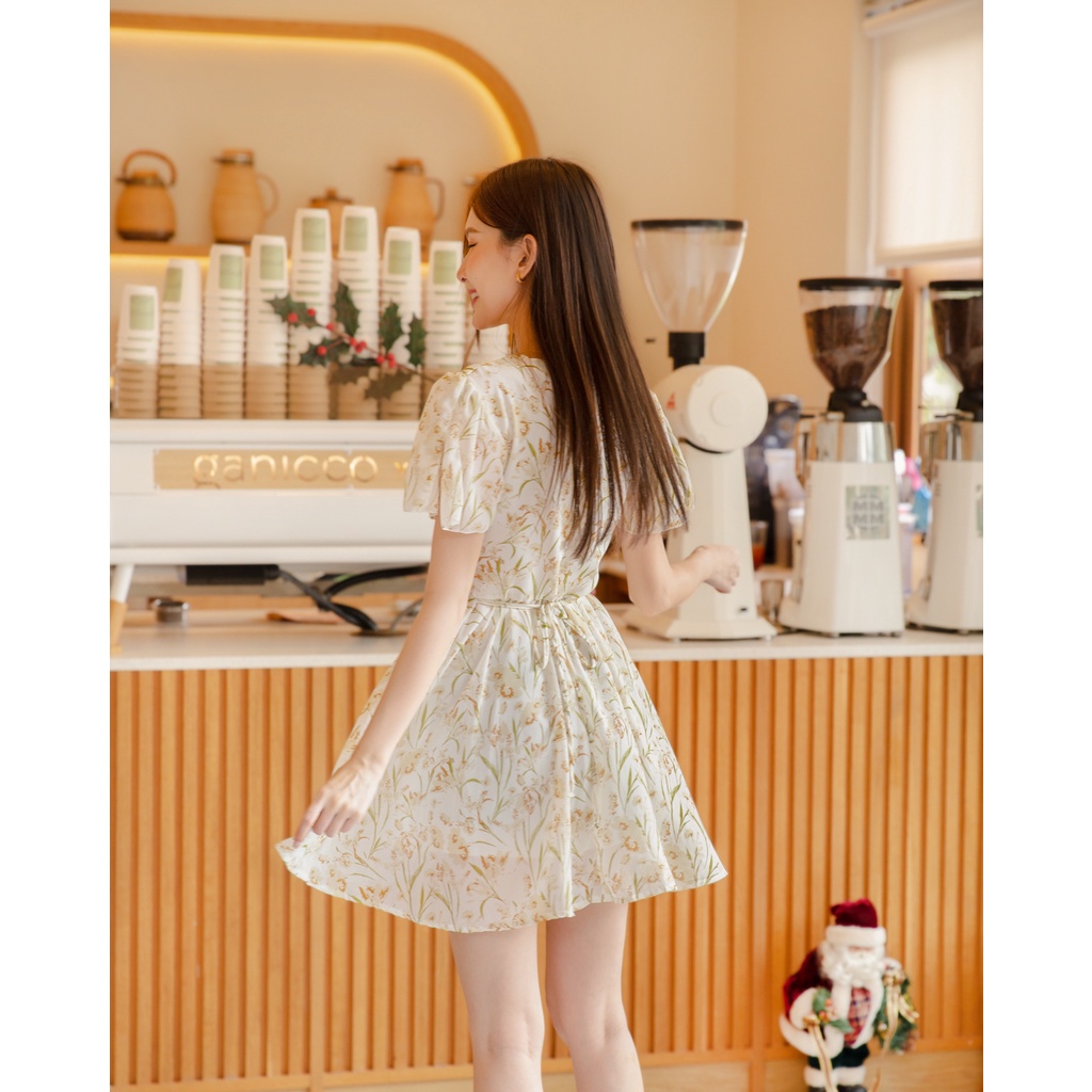 LABELLE รุ่น Lucy Dress เดรสสั้น ชีฟอง ใส่ทำงาน คาเฟ่ สวยหรู - labelle ...