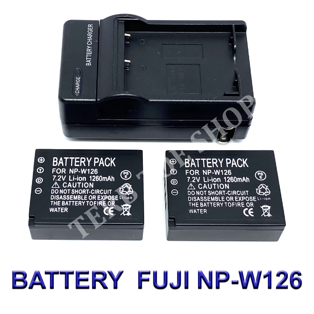 (Set 2+1)NP-W126 / W126 / W126S Battery and Charger For Fujifilm X100F ...