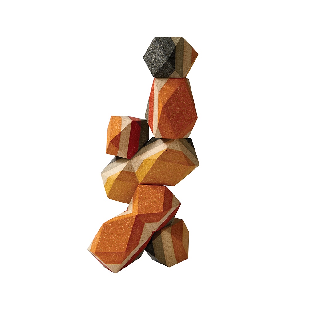 PlanToys GEO STACKING ROCK ของเล่นไม้ชุดก้อนหินเรียงซ้อนของเล่นเด็ก 3 ขวบ - plantoys ...