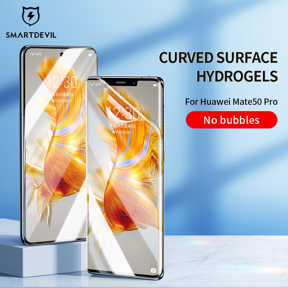 SmartDevil เคสโทรศัพท์มือถือแบบแข็ง ใส บางมาก กันกระแทก ลายขนนก คริสตัล สําหรับ Huawei mate50pro ...