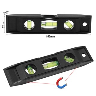 15cm Magnetic Gradienter 3 Bubble Level Spirit Leveling Torpedo ...