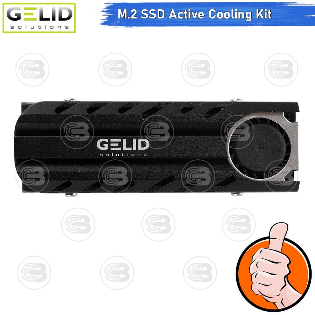 CoolBlasterThai GELID IceCap Pro M.2 SSD Active COOLING KIT BLACK ...