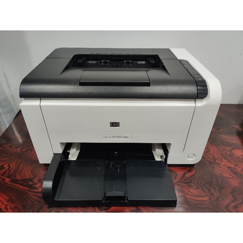 ((มือสอง))Hp CP1025 เครื่องปริ้นเตอร์เลเซอร์สี ขาวดำ ปริ้นอย่างเดียว ...