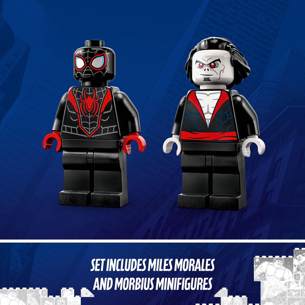 LEGO Super Heroes Marvel 76244 Miles Morales vs. Morbius V29 ( 220 ...