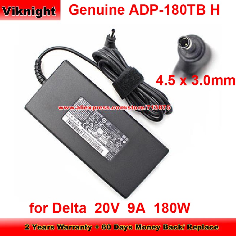 Genuine Delta ADP-180TB H AC Adapter 20V 9A 180W Charger for Msi SWORD ...
