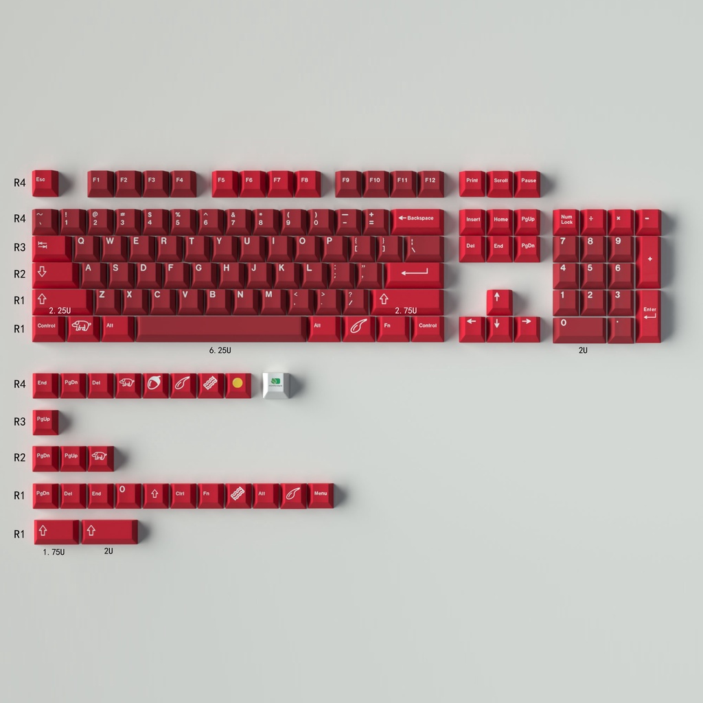 GMK Jamon keycaps cherry profile Dye-Sublimation PBT keycap 130keys ...