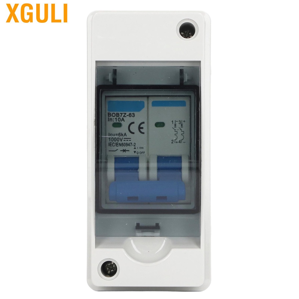 Xguli Circuit Breaker MCB PV Combiner Box Disconnect Switch 1000V DC ...
