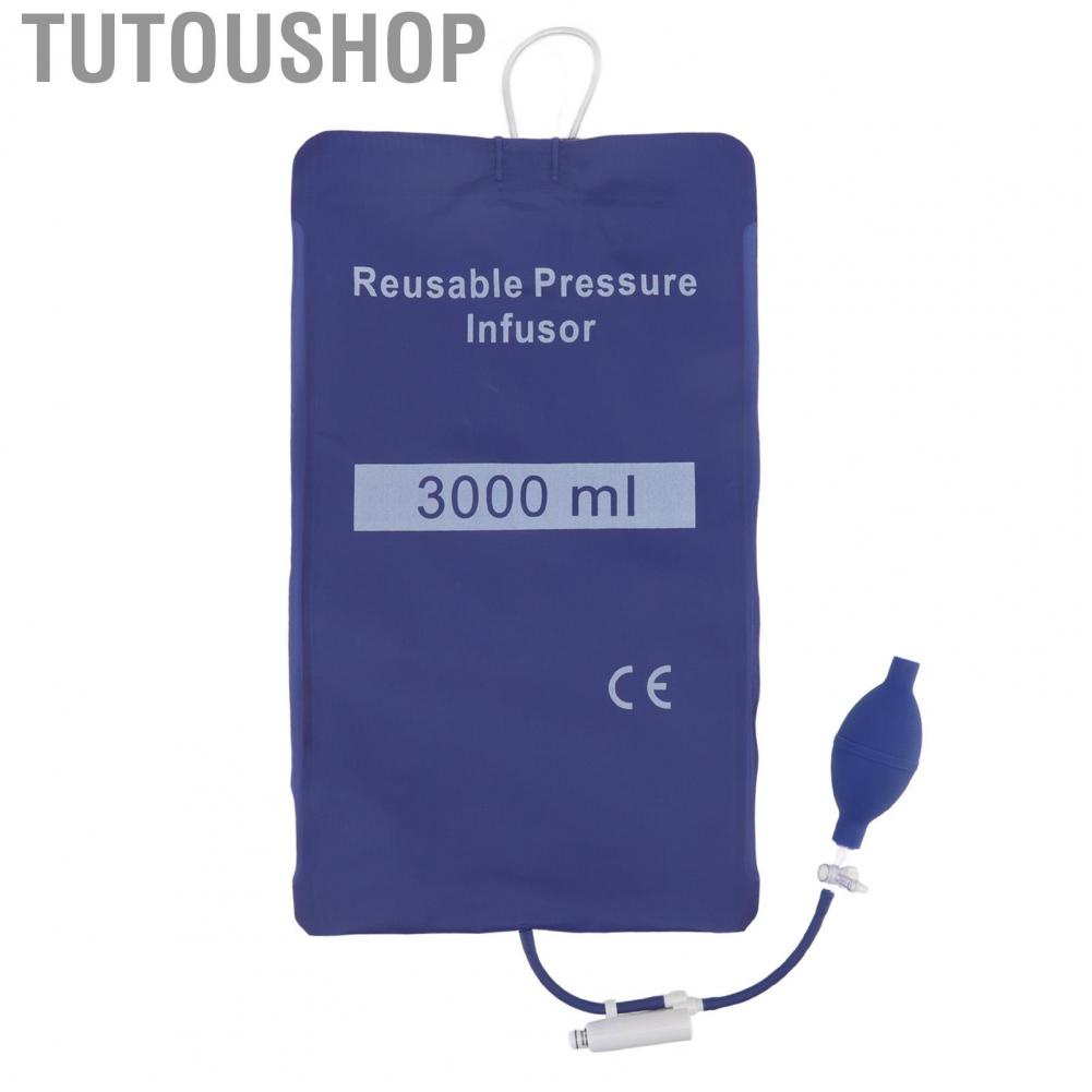 Tutoushop Pressure Infusion Bag Fluid Pressure Bag 3000ml Blue for ...