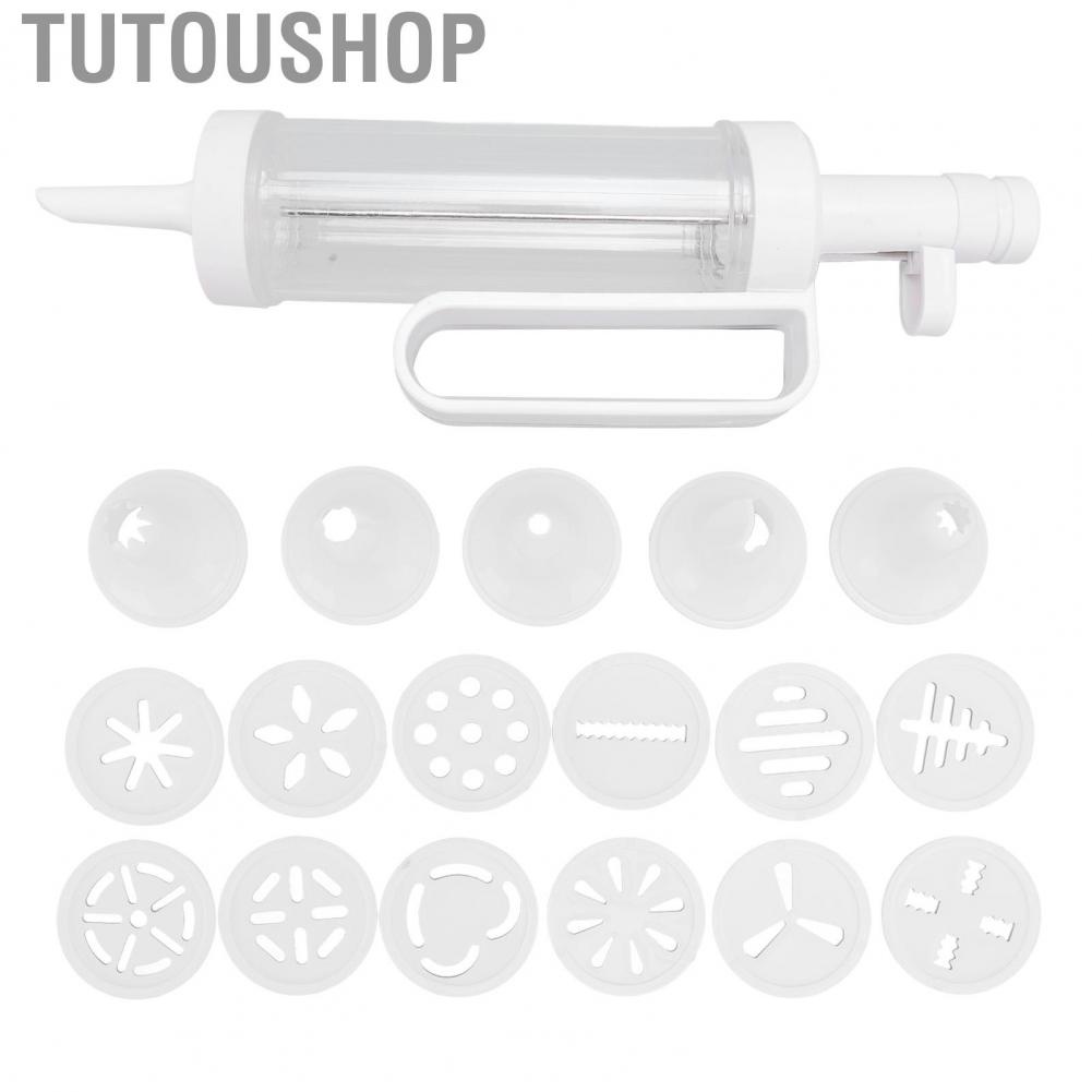Tutoushop Biscuits Extruder Biscuits Press Machine Grade with 12 Discs ...
