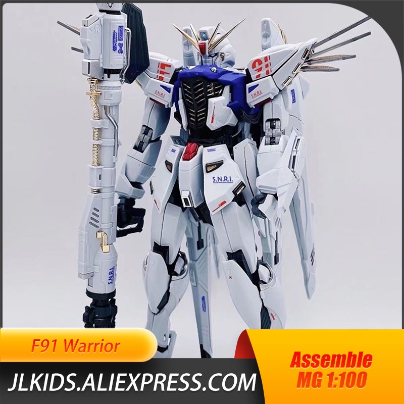 DABAN Assemble Model GUNDAM 8821 MG 1:100 F91 Warrior Fighter Mecha ...