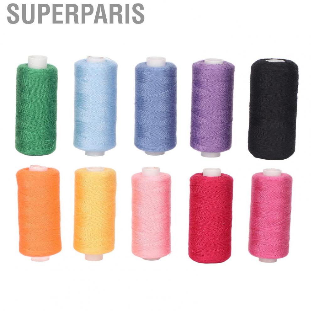 Superparis Embroidery Thread Sewing Thread 400 Yards Each 10 Colors for ...