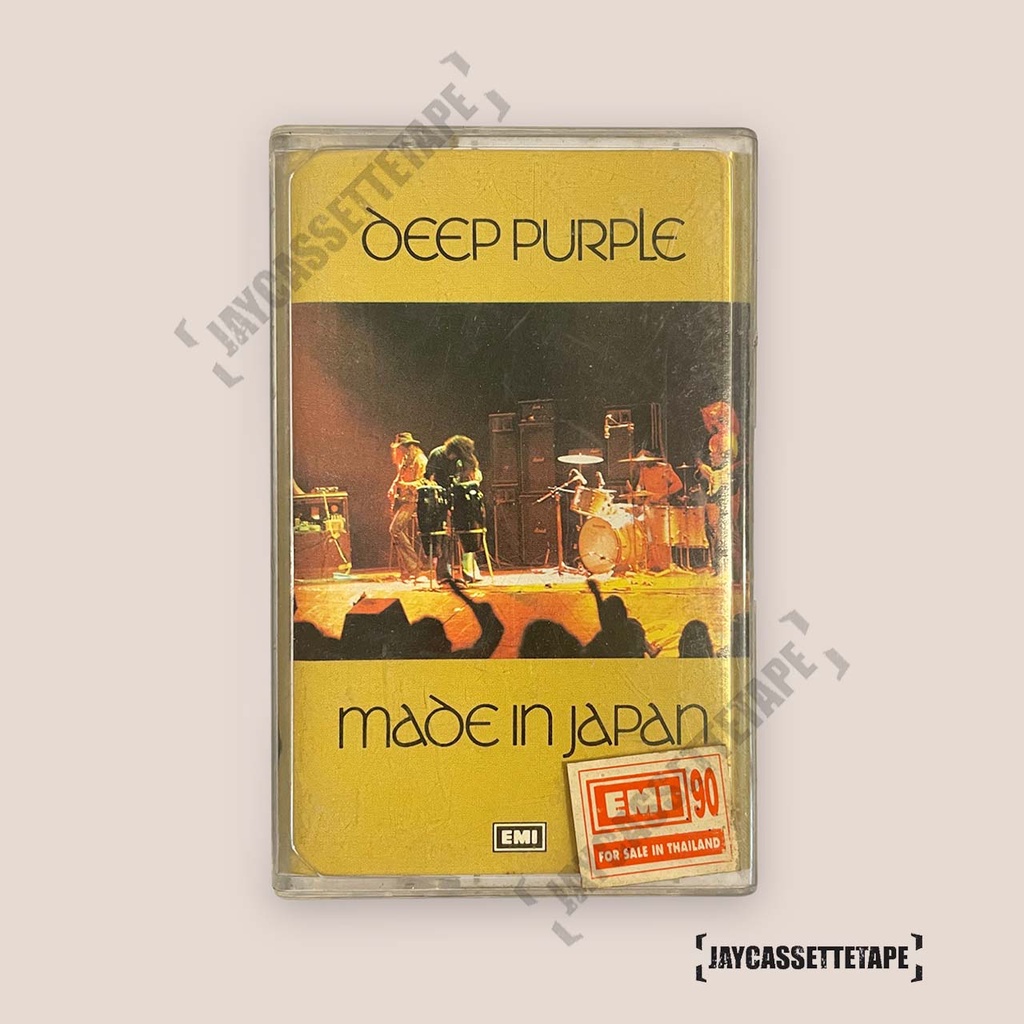 เทปเพลง เทปคาสเซ็ต เทปคาสเซ็ท Cassette Tape เทปเพลงสากล Deep Purple อัลบั้ม Made In Japan ...