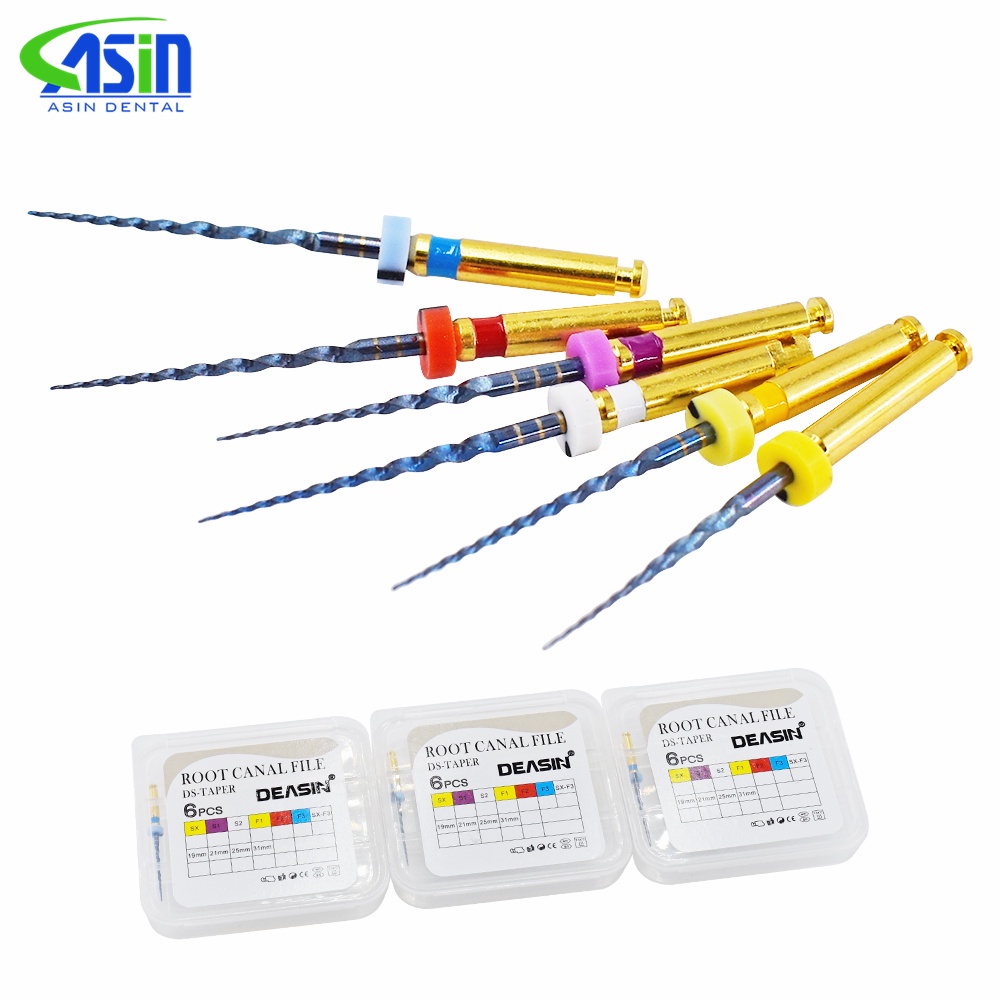 ∋Deasin 6pcs/Box Dental Heat Activated Canal Root Files SX F3 25mm ...