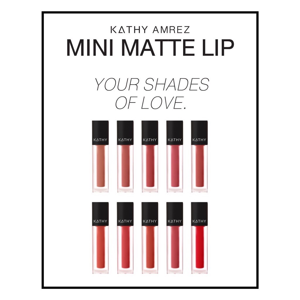 KATHY MINI MATTE LIP | Shopee Thailand