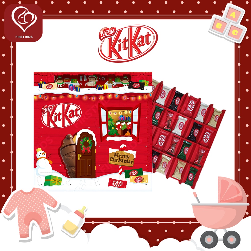 Kitkat Merry Christmas Santa Gift Set Calendar | Shopee Thailand