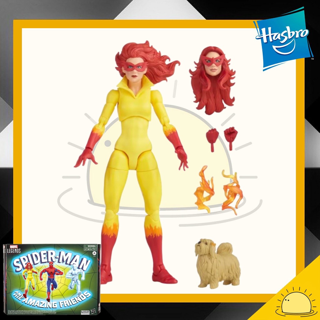 Hasbro Marvel Lagends Series Spider-Man and His Amazing - Firestar 3/3 ...