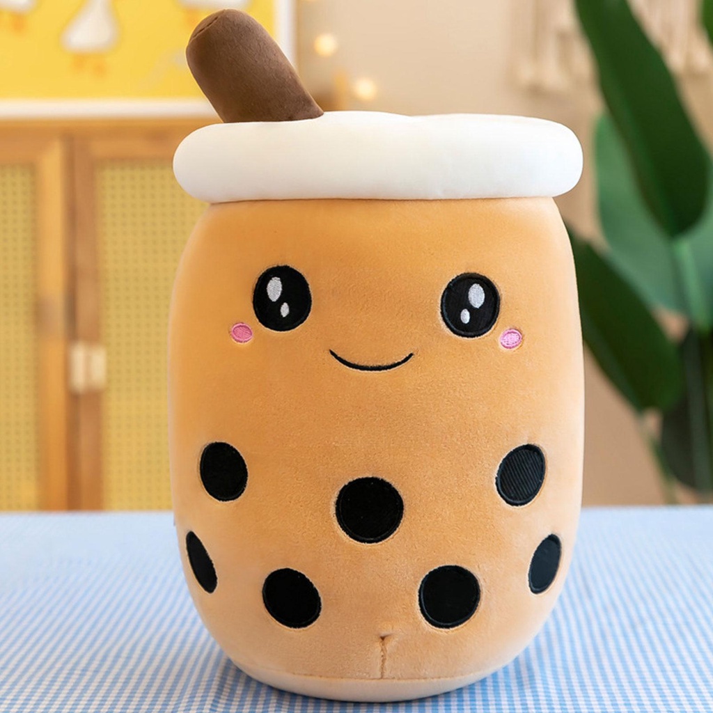 1 X Milk Tea Plush Toy Soft Stuffed Plush Boba Milk Tea Plushie Toy Tea ...