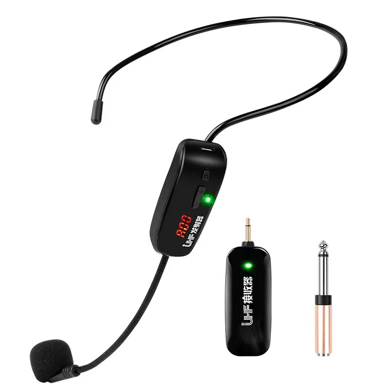 ไมค์ไร้สาย UHF ไมค์ลอยไร้สาย HX-W002 ไมค์โครโฟนไร้สาย ใช้บนเวที ไลฟ์สด ...