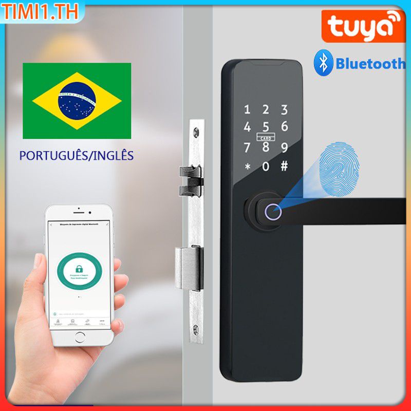 Tuya Wifi Electronic Smart Door Lock/biometric Fingerprint Electronic ...