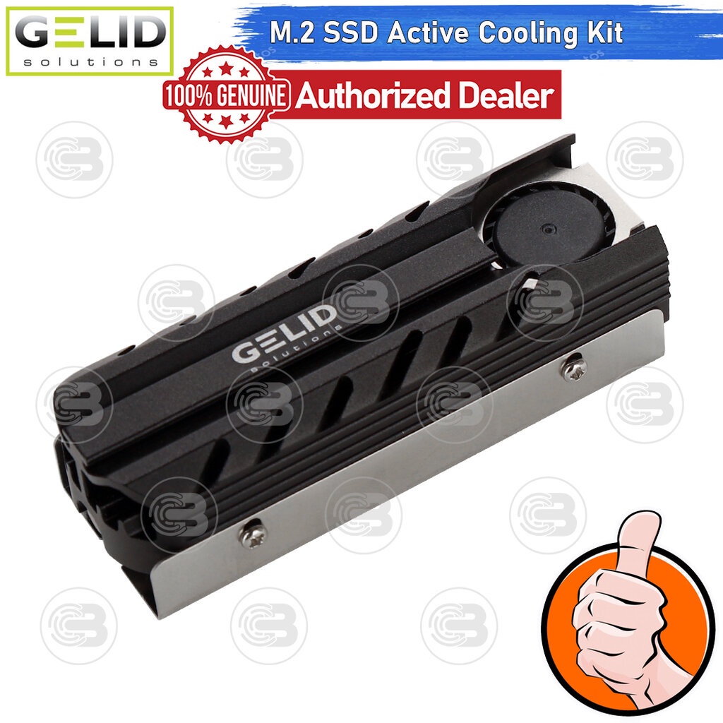 [CoolBlasterThai] GELID IceCap Pro M.2 SSD Active COOLING KIT BLACK ...