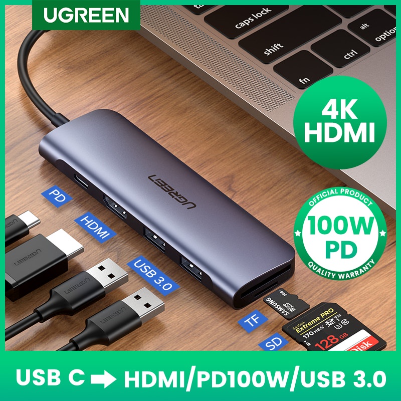 UGREEN USB C HUB Type C to Multi USB 3.0 HUB HDMI Adapter Dock for ...