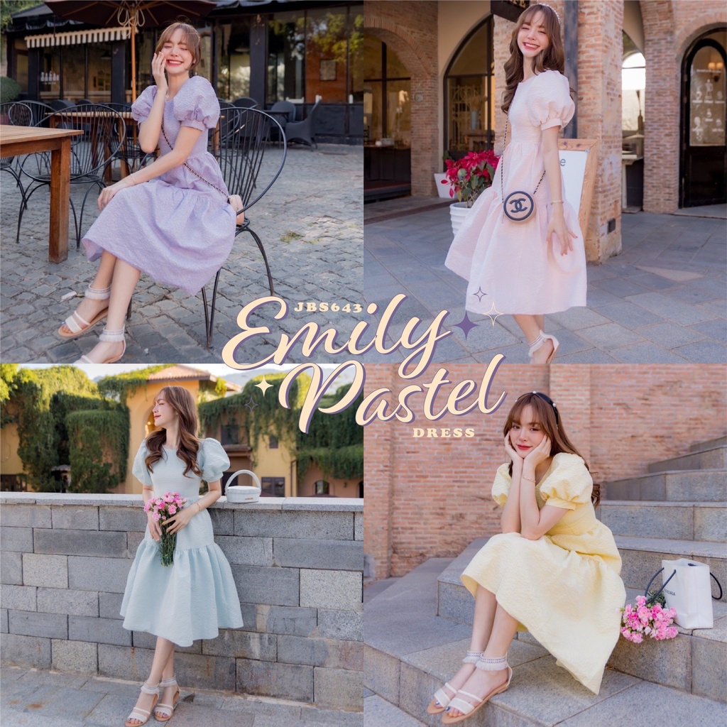 (ใส่โค้ด WBJSUY ลด80.-)Smooth Pastel Dress 690.- - anatacia_collection ...