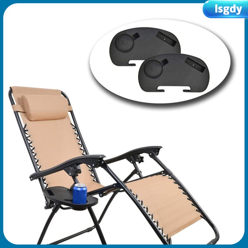 Plastic Universal Chair Cup Holder Camping Anti Gravity Side Clip Table ...