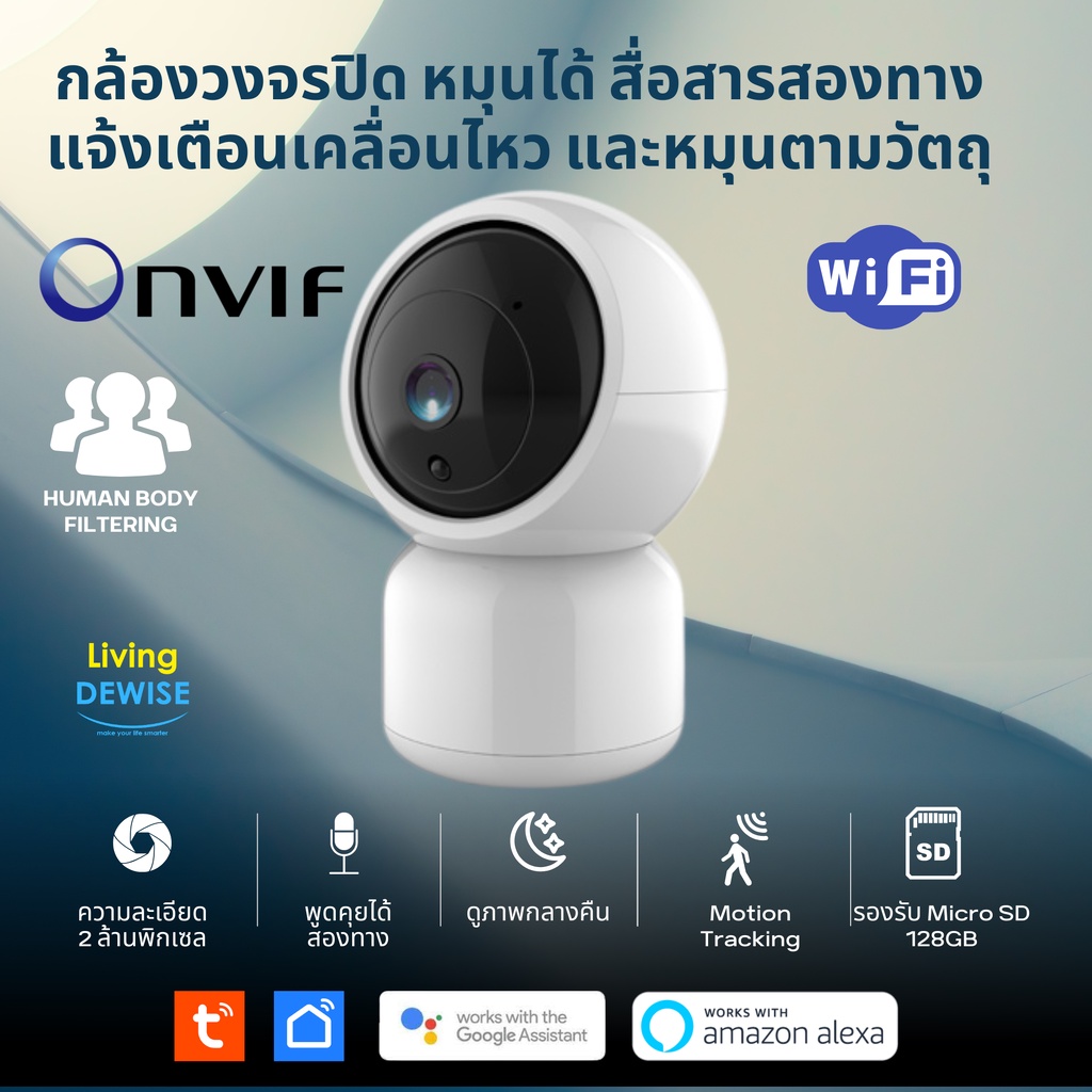 2023 New Function Tuya Wi-Fi Smart Pan Tilt IP Camera กล้องวงจรปิด ...