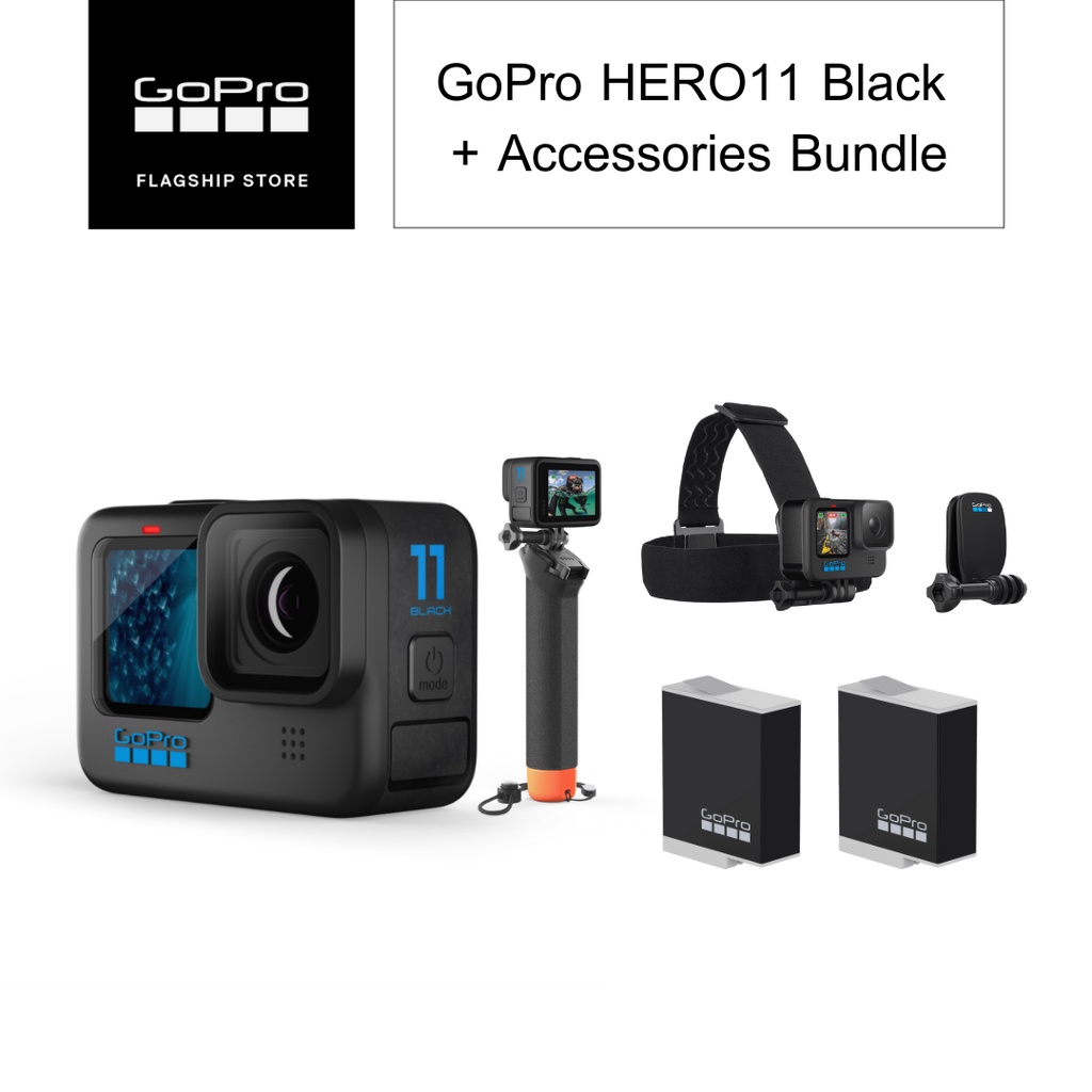 GoPro Adventure Kit GoPro Accessories The Handler Head Strap Quick Clip ...