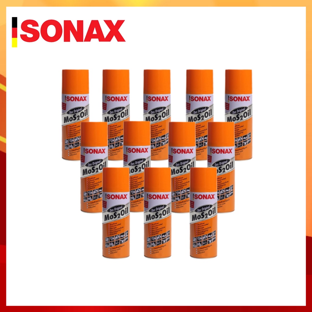 SONAX 400ML ยกลัง น้ำมันครอบจักรวาล น้ำมันหล่อลื่น น้ำมันอเนกประสงค์ ขนาด 400ML ยกลัง 12 กระป๋อง ...